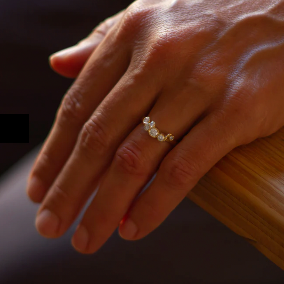 Crest White Sea Whip Ring | Emily Nixon – Marisa Mason