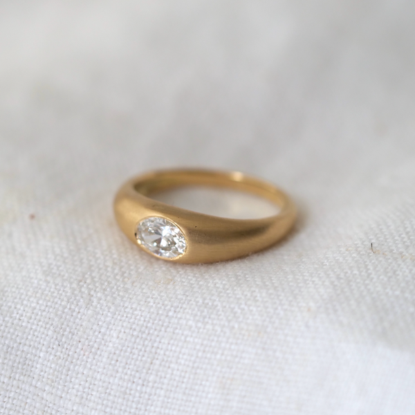 Helena Small Lab Diamond | Marisa Mason Jewelry